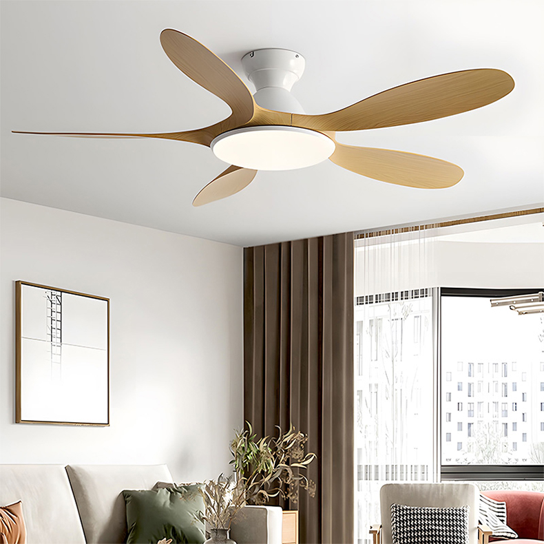 Nordic ceiling fan with light big size strong wind inverter Remote ...