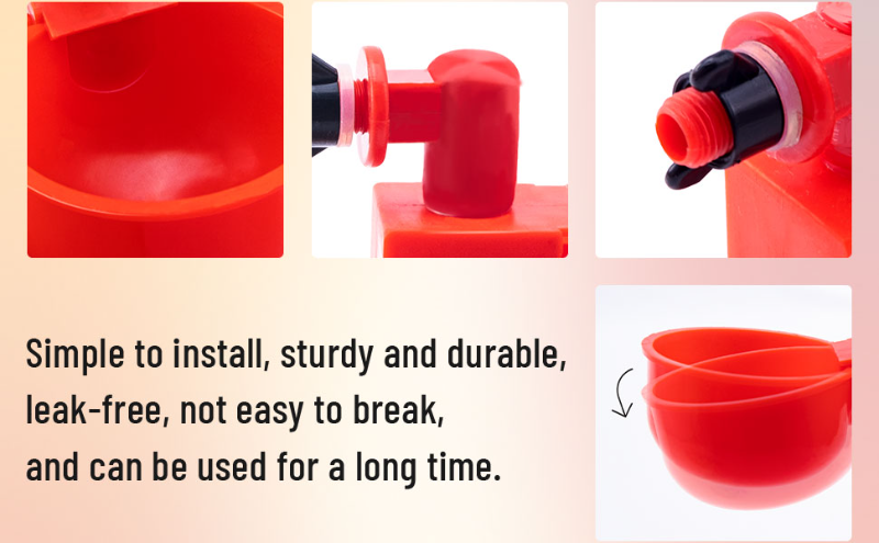 20PCS Automatic Poultry Chicken Water Drinker Cup/Feeder for Duck Goose ...