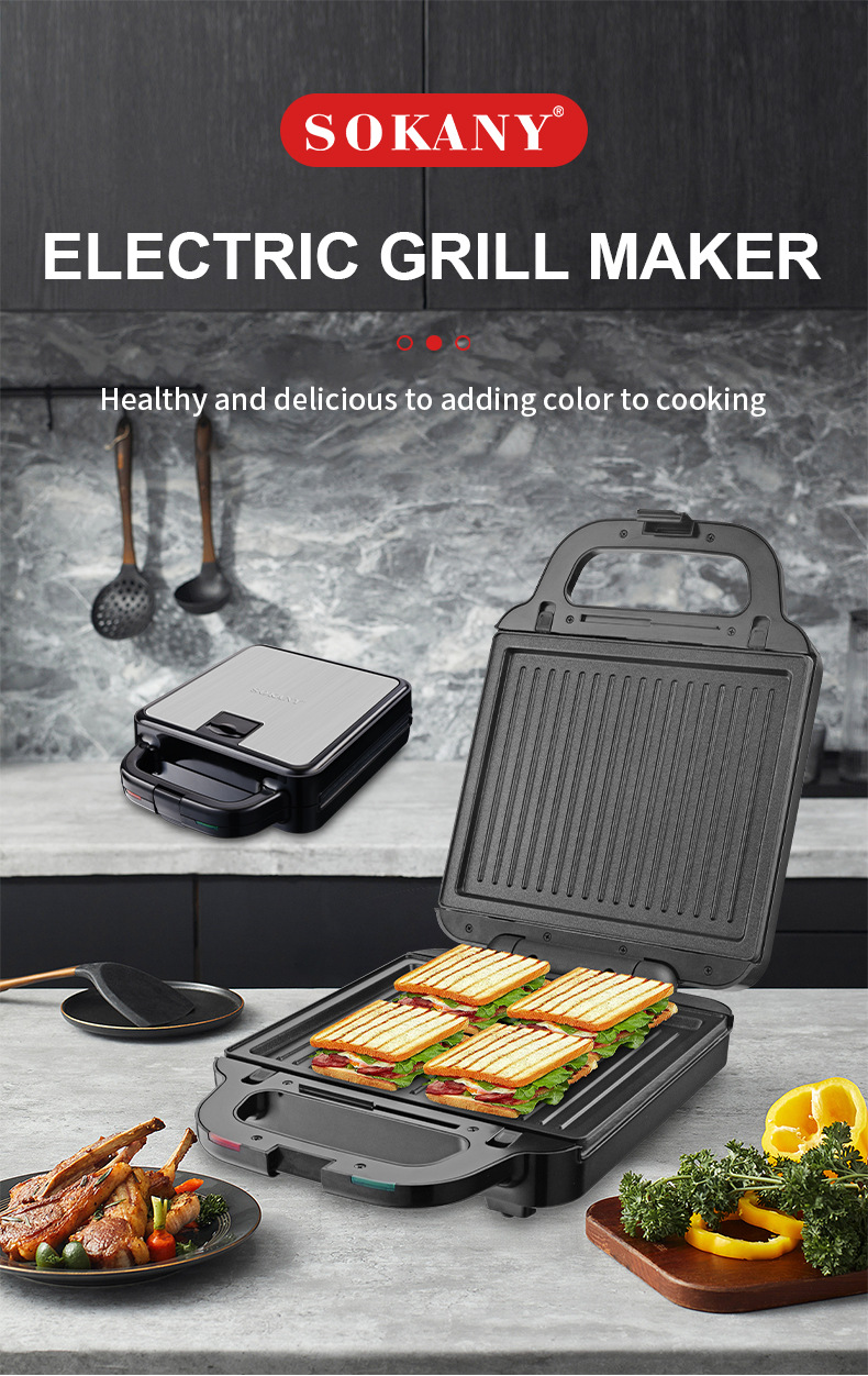 INHDBOX 3 in1 Cake maker waffle maker pan Non-Stick waffle maker ...
