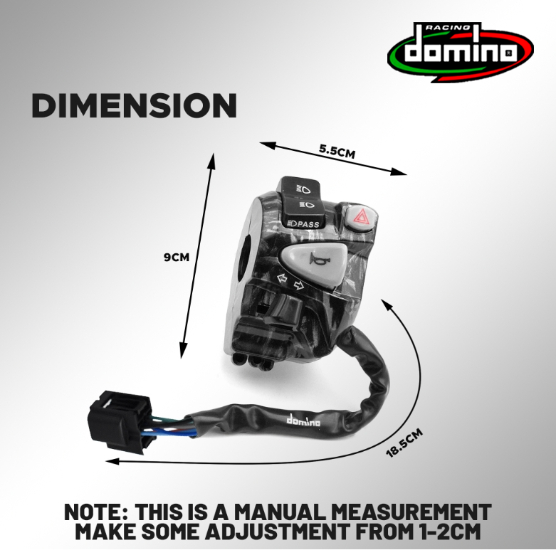 Motorcycle Domino Handle Switch with Hazard Light Suitable for Honda ...