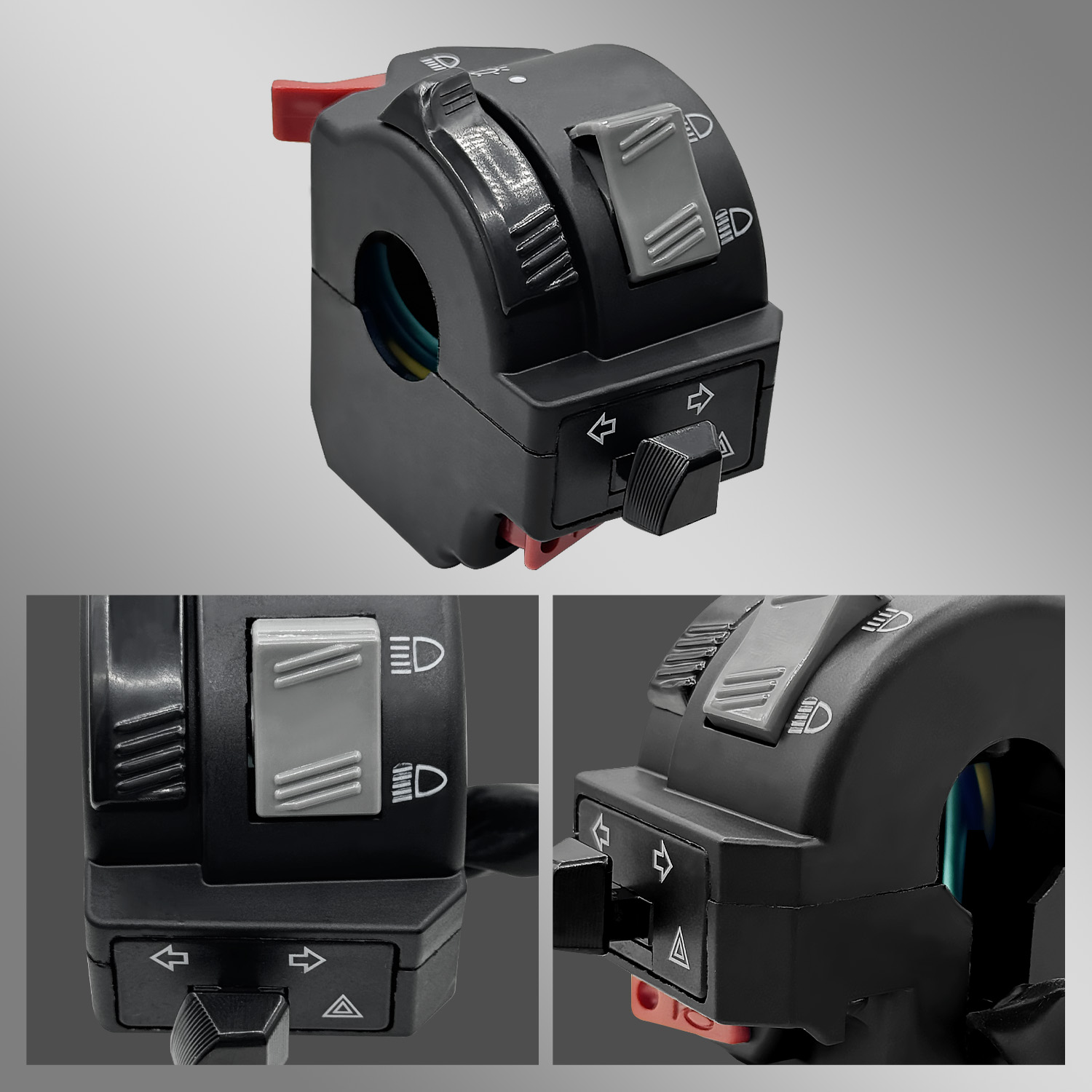 Domino Handle Switch SET For Nmax（Left+Right）with flasher relay plug ...