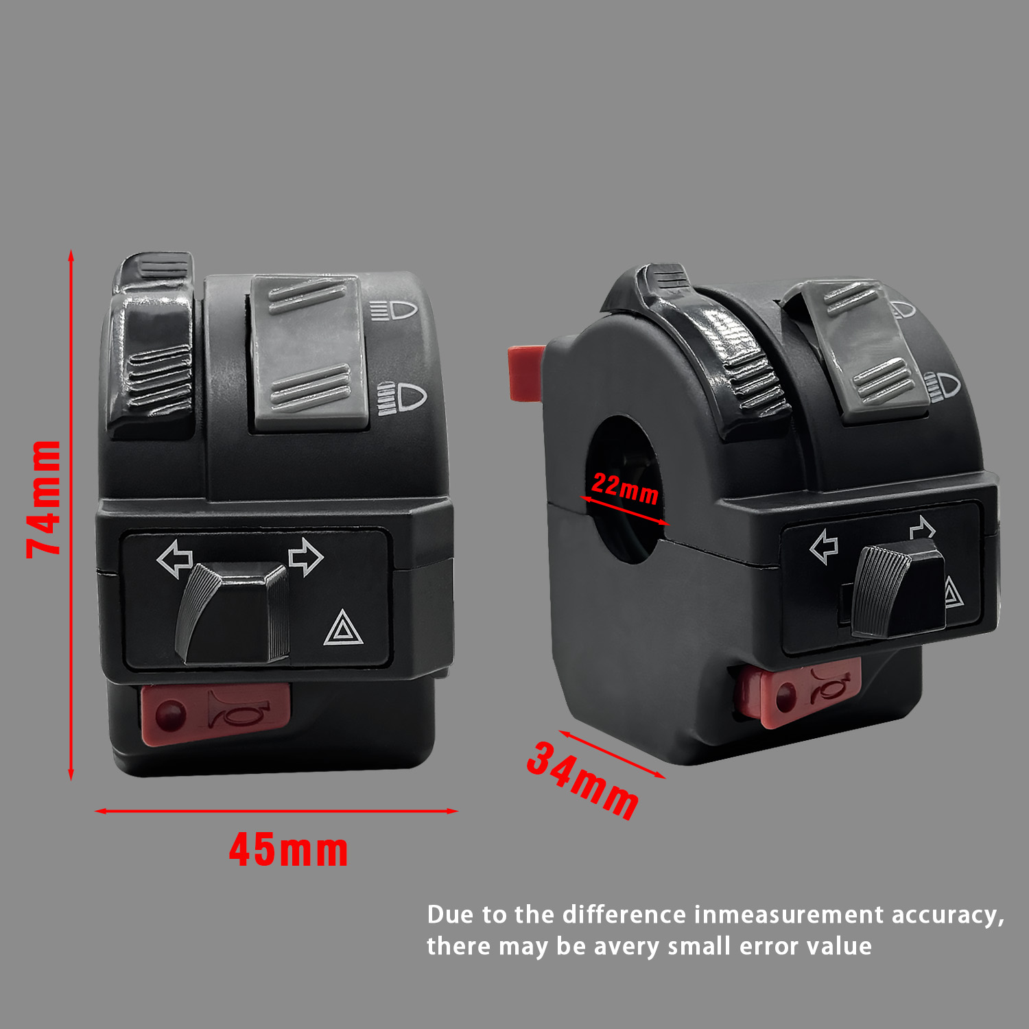 Domino Handle Switch SET For Nmax（Left+Right）with flasher relay plug ...