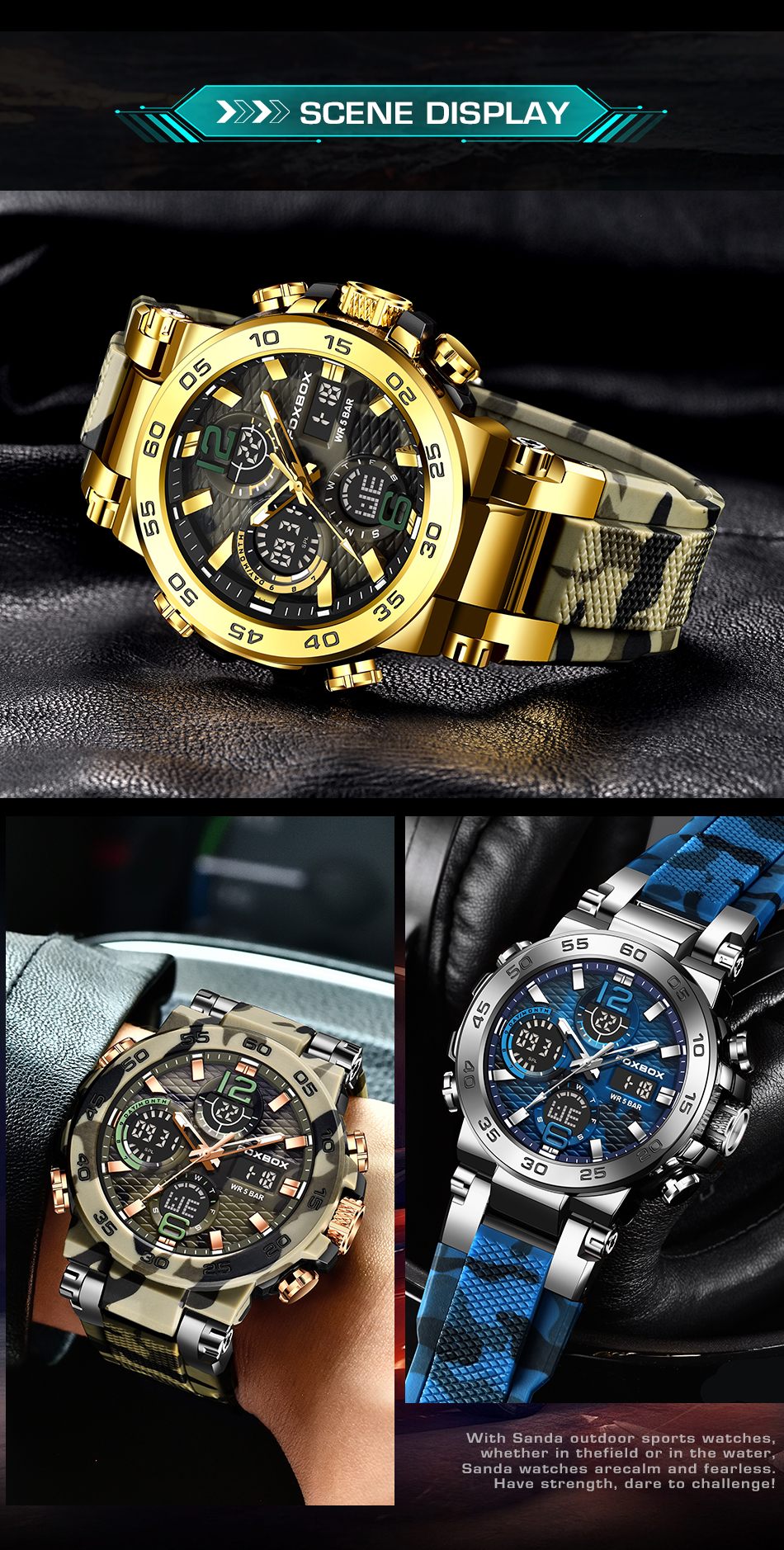 LIGE Official Fashion Digital Watch Relo Original Men Couple Sports ...