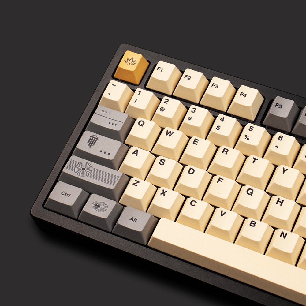 Alice Cangjie Keycaps 148Keys/Set PBT Cherry Profile Custom Keycaps for ...