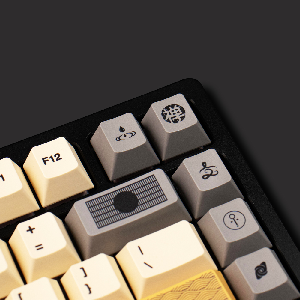 Alice Dhyana Keycaps 148Keys/Set PBT Cherry Profile Custom Keycaps for ...