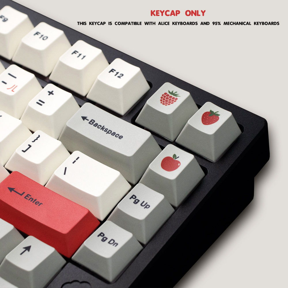 Alice Cangjie Keycaps 148Keys/Set PBT Cherry Profile Custom Keycaps for ...