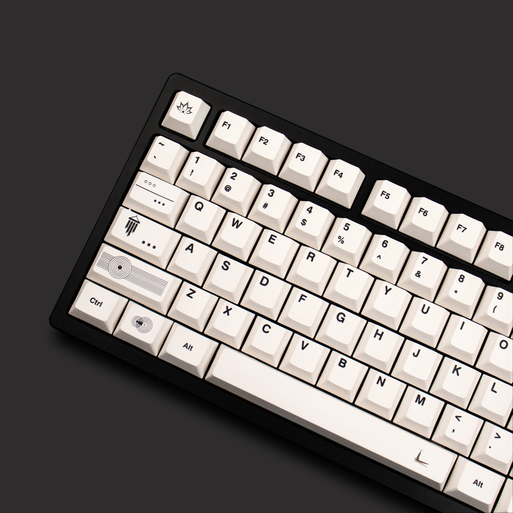 Alice Keycaps 144Keys/Set PBT Cherry Profile Custom Keycaps for Gateron ...