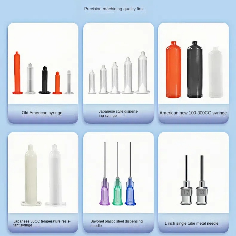 Syringe Adapter Air Hose Joint Kit 3cc, 5cc, 10cc, 30cc Dispensing ...