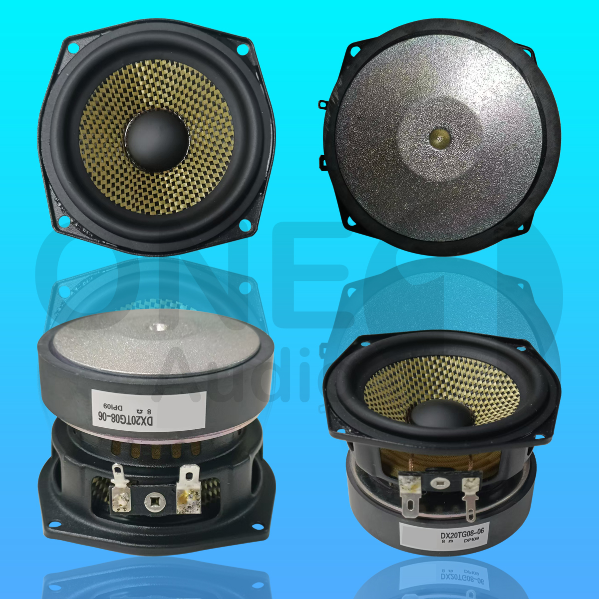 OneAudio VIFA 3-inch 8Ohms 40W Midrange Speaker Car Audio Speaker DIY ...