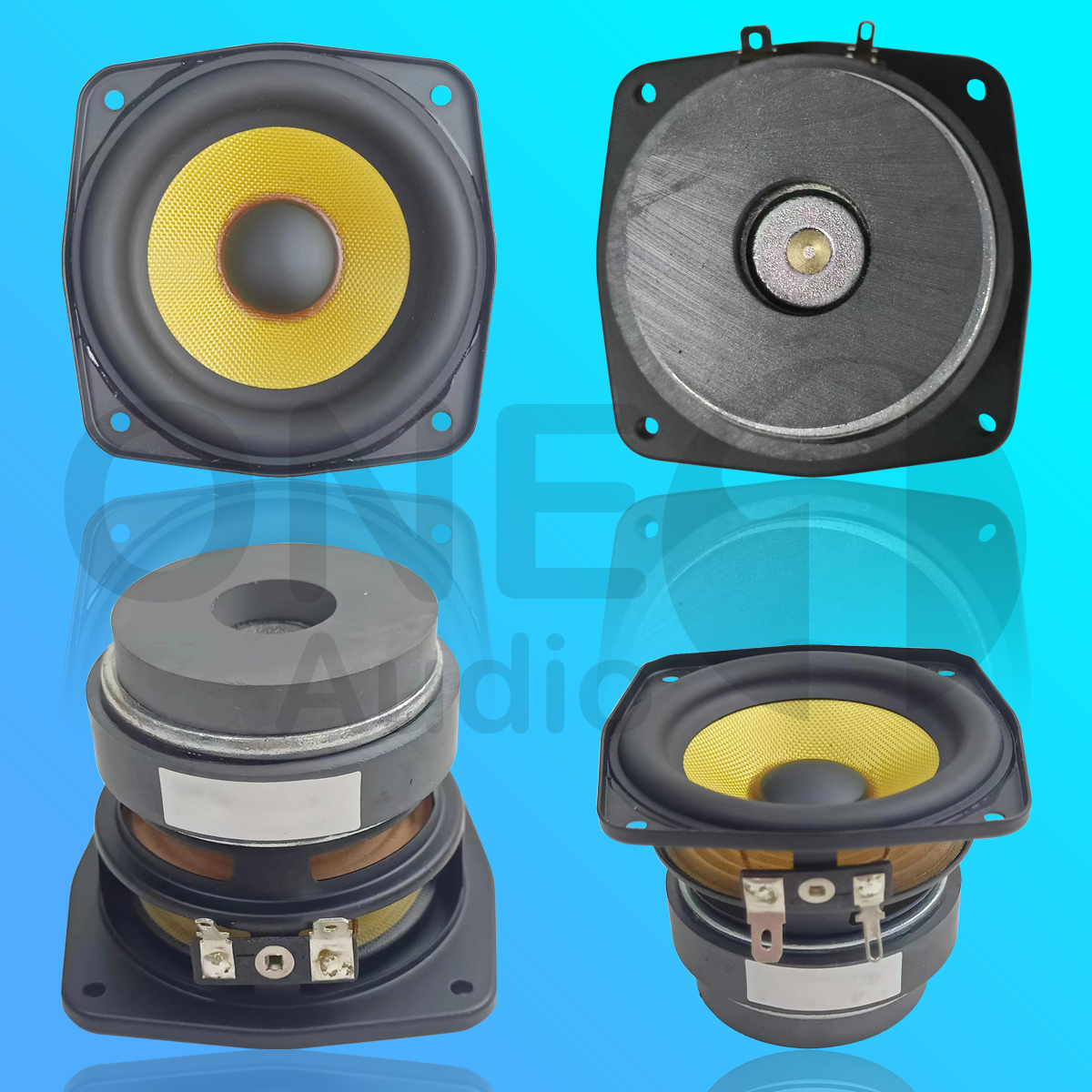 OneAudio Peerless 3-inch Midrange Speaker 8Ohms 40W 3-inch Car Stereo ...