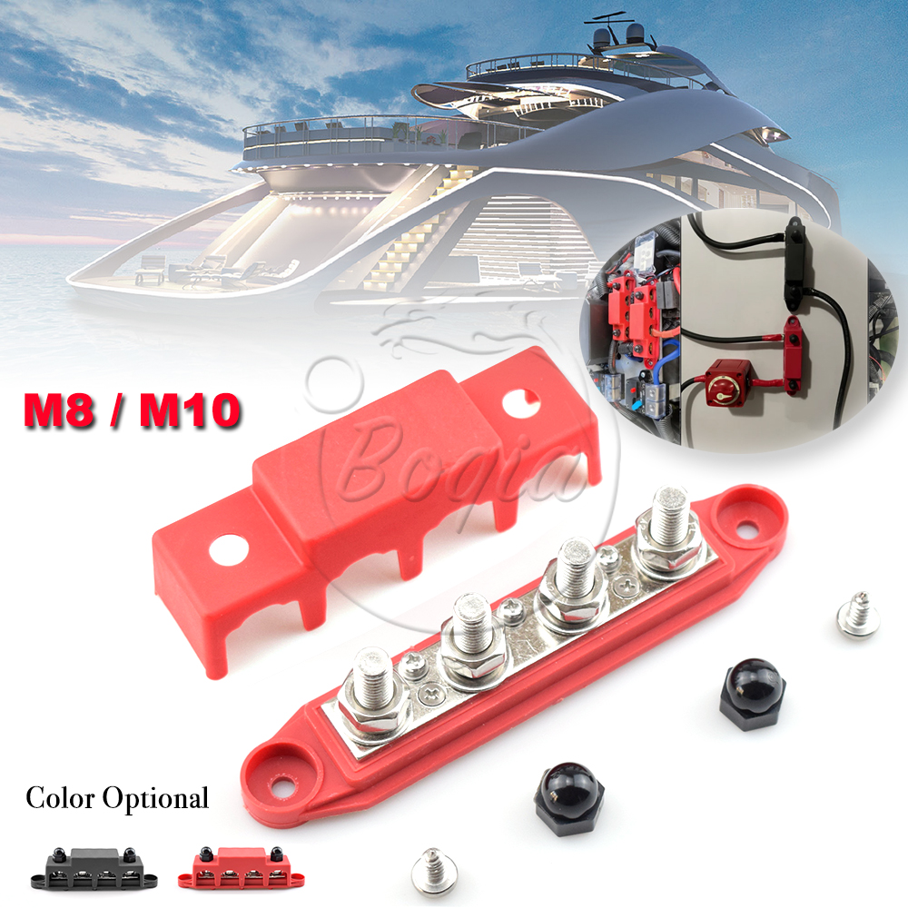 4 Post Power Distribution Block Terminal Screw Bus Bar M8 M10 High ...