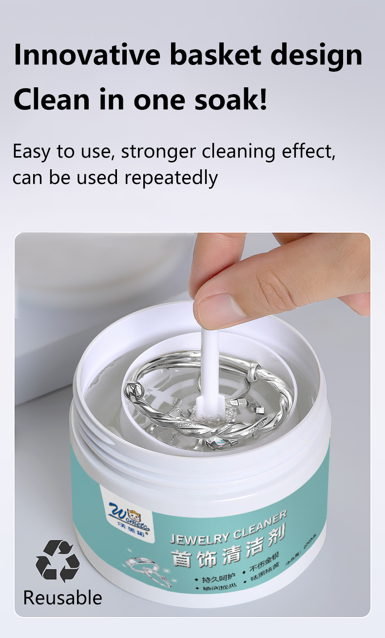Jewelry cleaner Silver Cleaner Liquid Gold Silver Cleaner 100ml Liquid ...