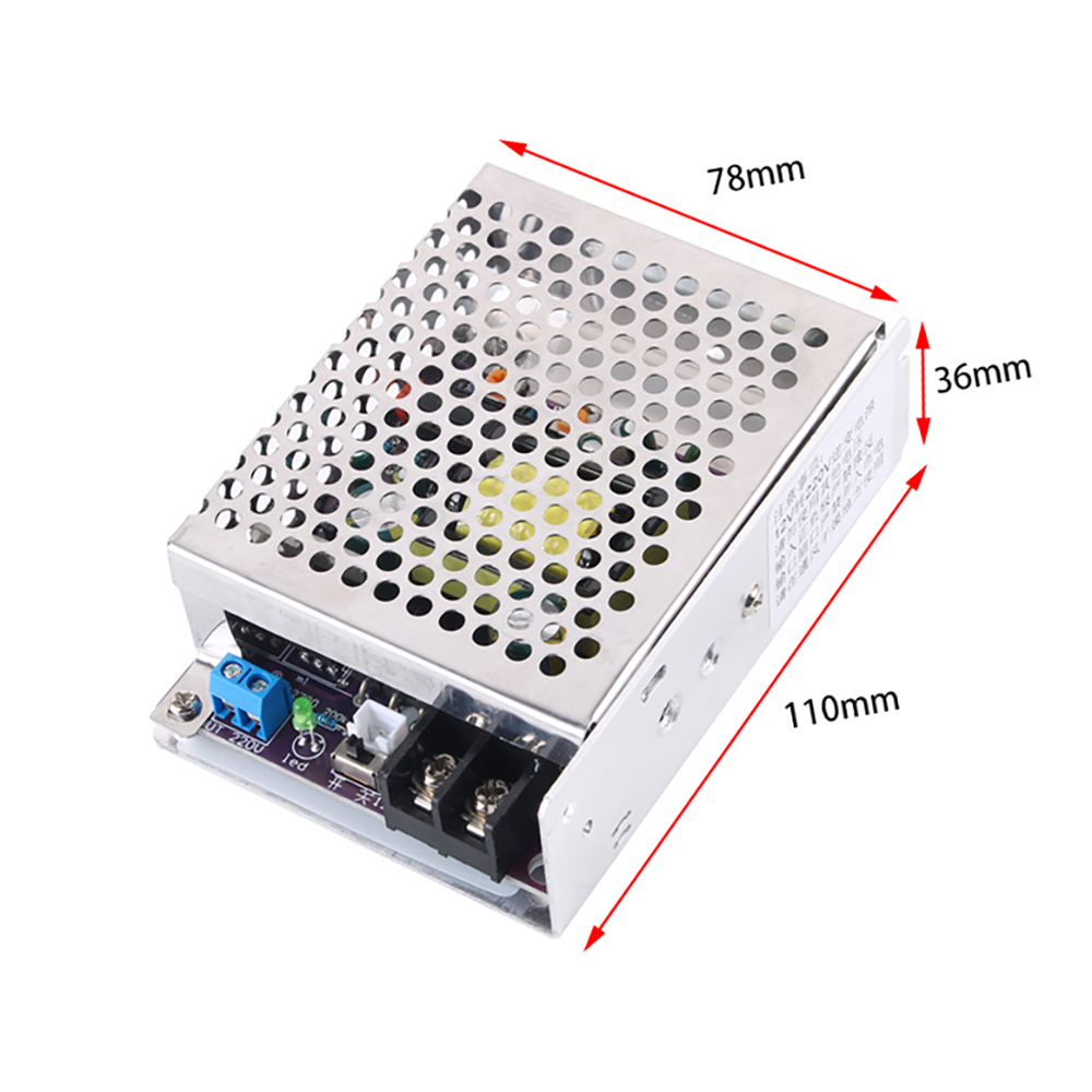 300W Correction Wave Power Inverter Module DC 12V to AC 220V Adjustable ...