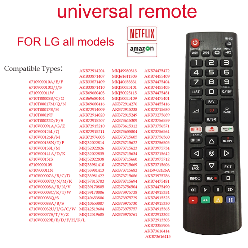 Universal Remote Control LG LG Smart TV Remote Control Universal LG All ...