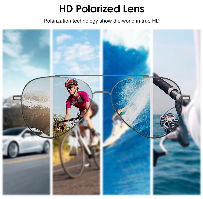 MENSPE 3 In 1 Sunglasses Men Anti-Blue Light Polarized Sunglasses Night ...