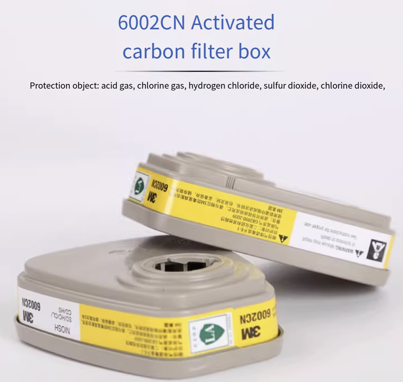 3M Acid Gas Cartridge 3M 6002CN/ 3M 6002 Filter For 6000 Series | Shopee Philippines