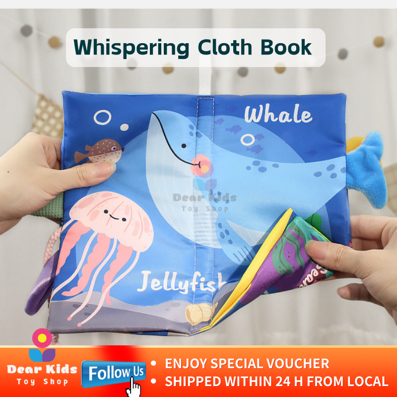Early Educational Toys Baby Soft Cloth Story Book with Squeezeable ...