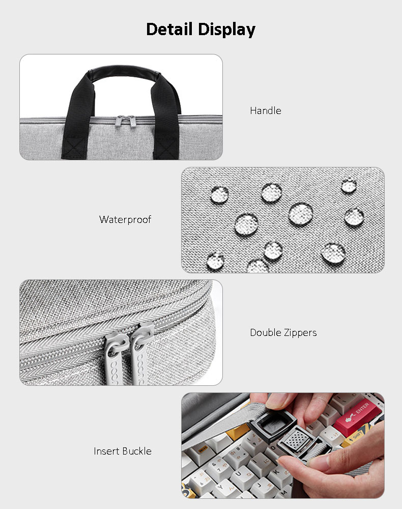 Mechanical Keyboard Storage Bag Portable keyboard Organizer Case ...