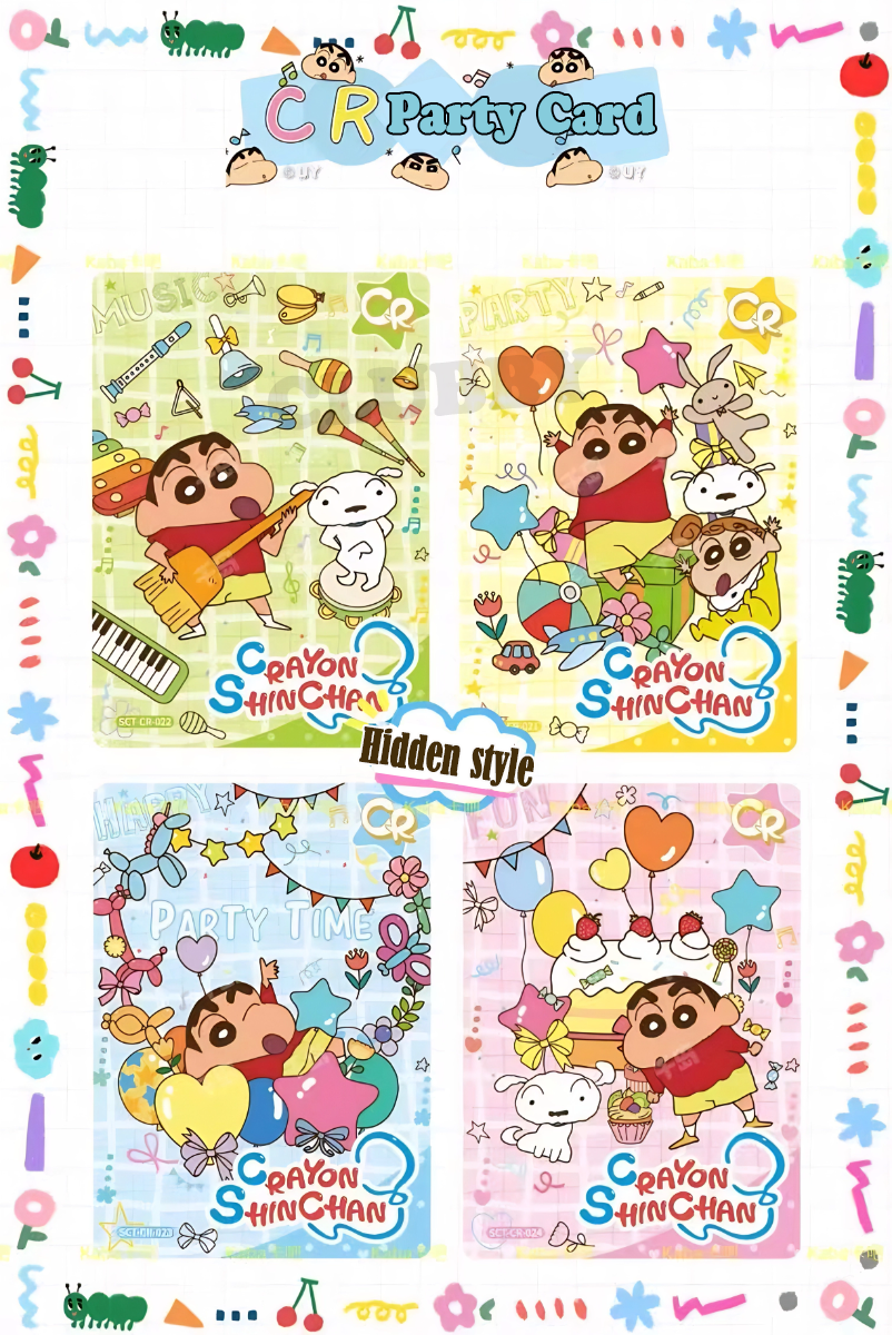 Crayon shin chan card kayou rare CR/UR/AR card Party Pack No.2 anime ...