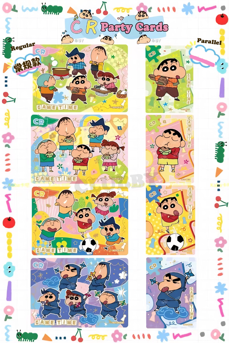 Crayon shin chan card kayou rare CR/UR/AR card Party Pack No.2 anime ...