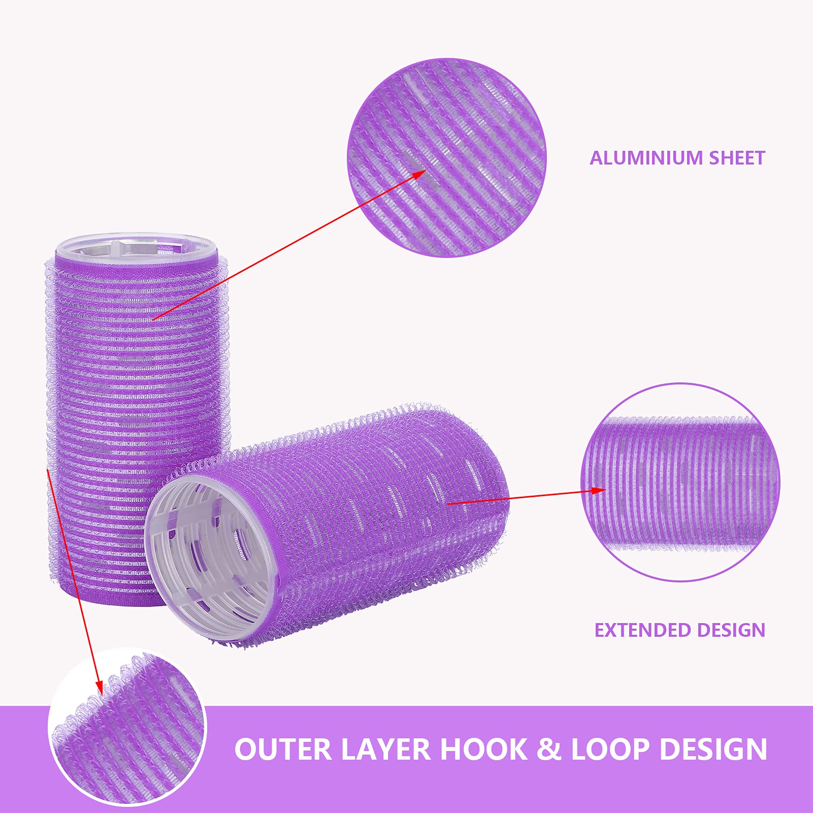 2pcs Air Bangs Curling Roller Fluffy Does Not Hurt Hair Lazy Fixed ...