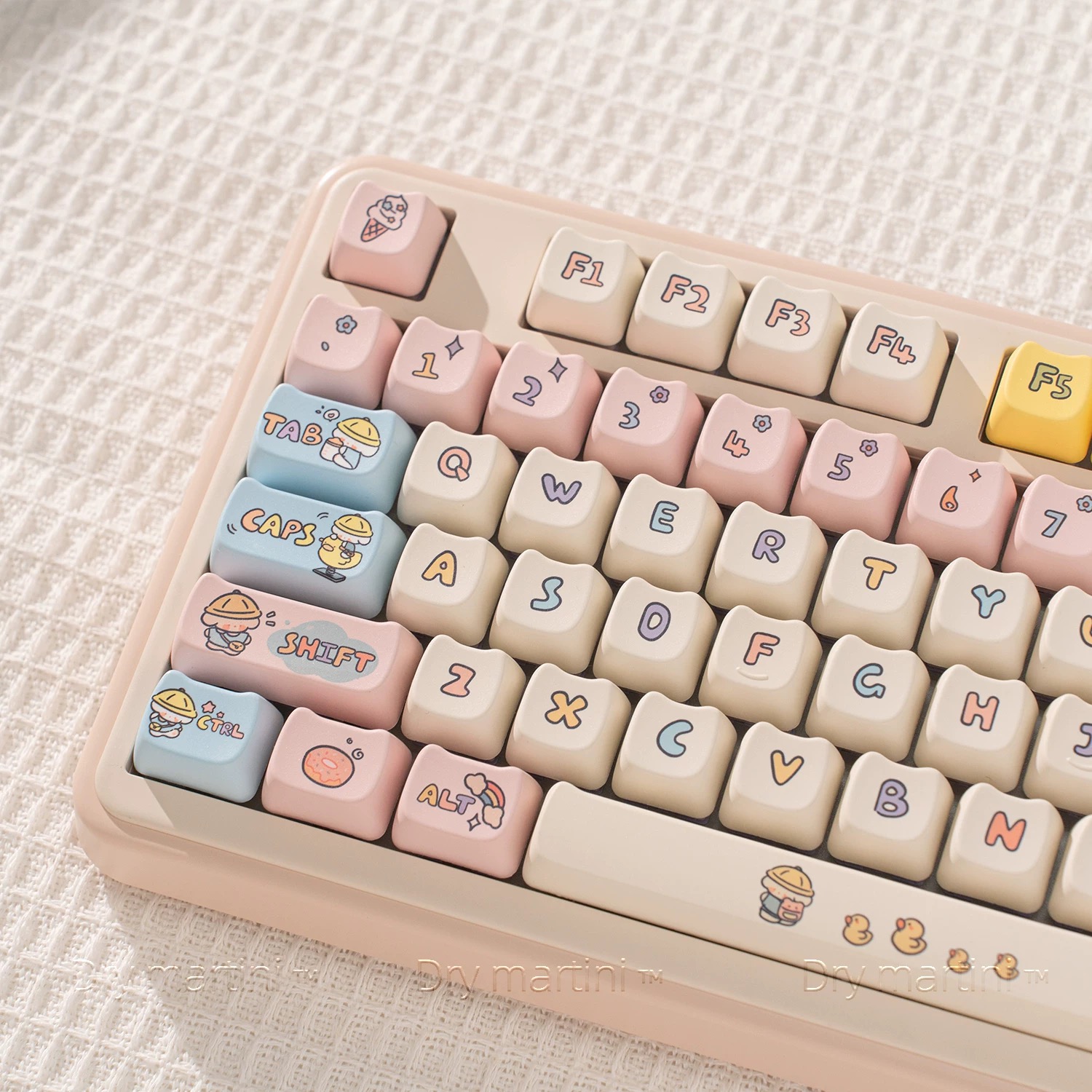 Kindergarten Theme Keycap 136 Keys MAO Profile DYE-SUB PBT Material ...