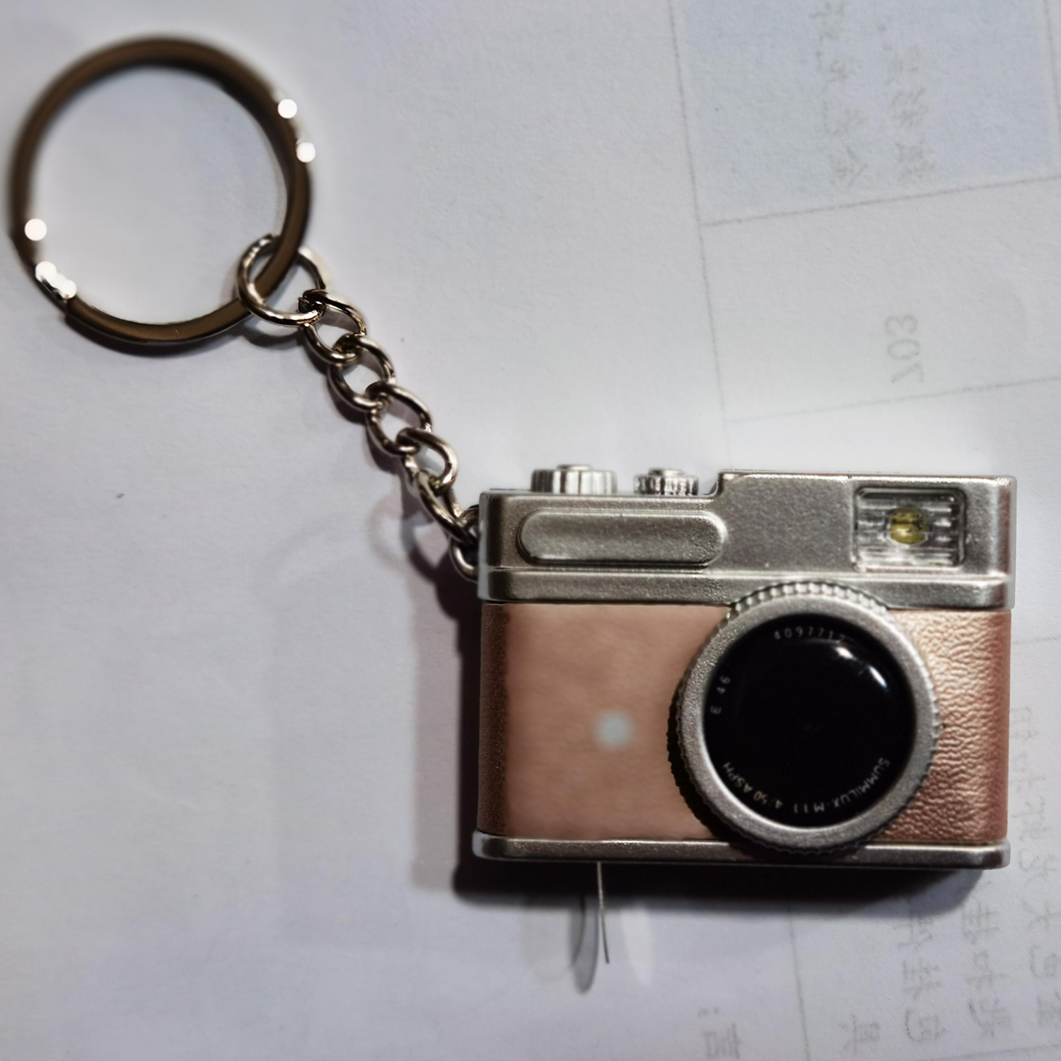1PC Mini Simulation SLR Keychain Funny 3D Camera LED Flashlight Toys ...