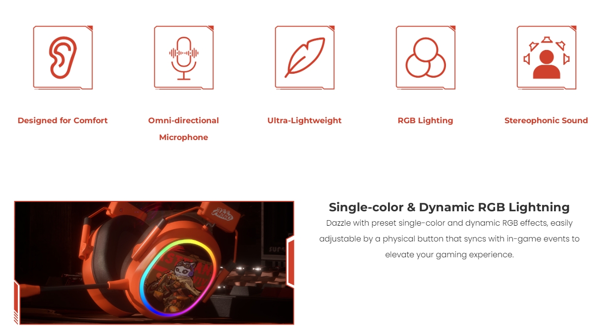 Akko MA02W Wasteland Survival Wireless Headset 50mm Driver, 360 ...