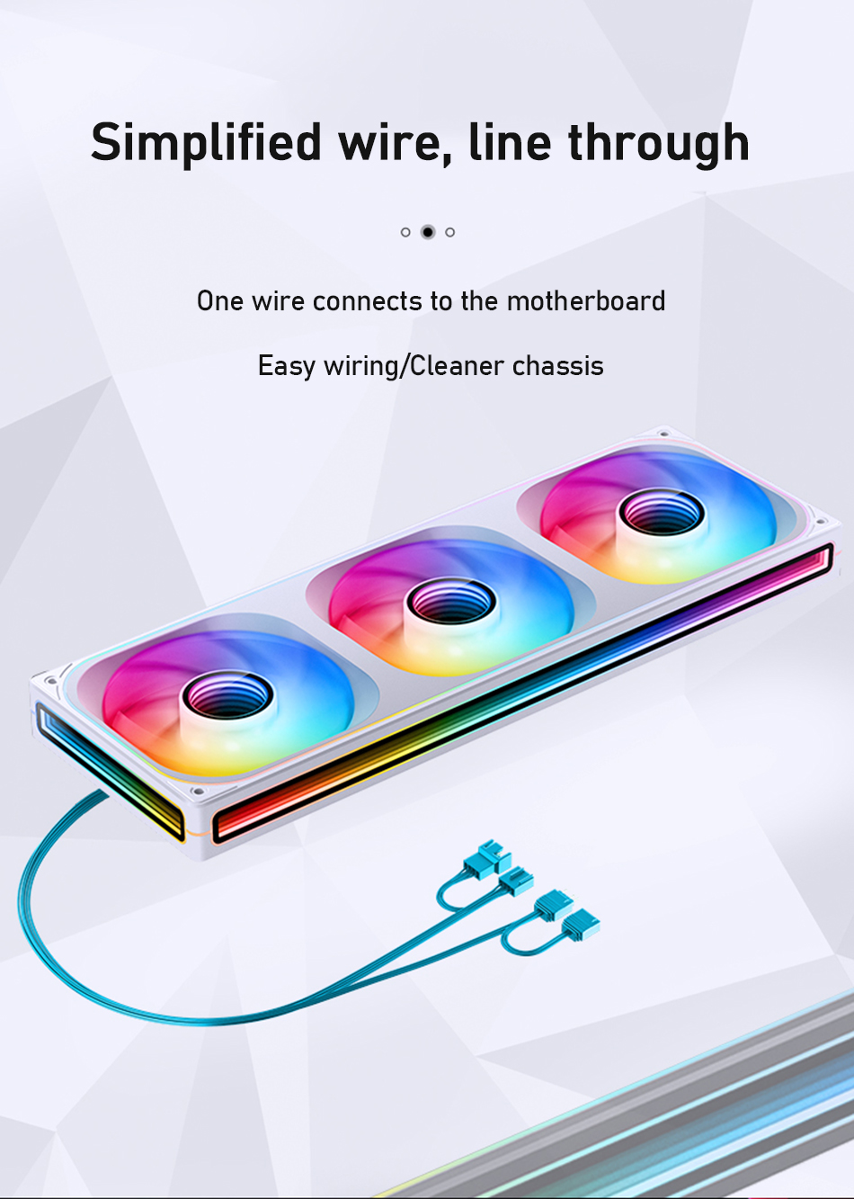 Jonsbo ZB-120/240/360 Combined Case Fan 360 Four Sided Thousand Layer ...