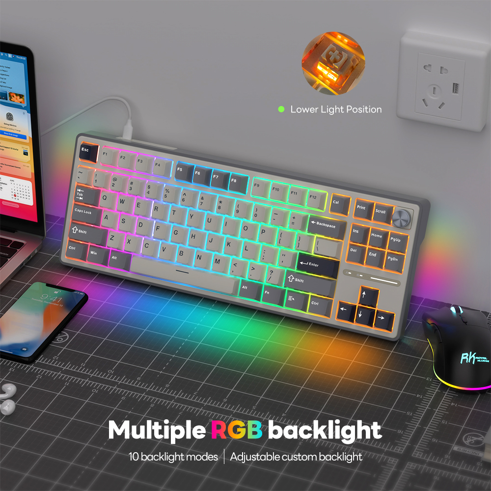 Royal Kludge RK R87PRO 87 Key Wired Professional Game Hotswap ...