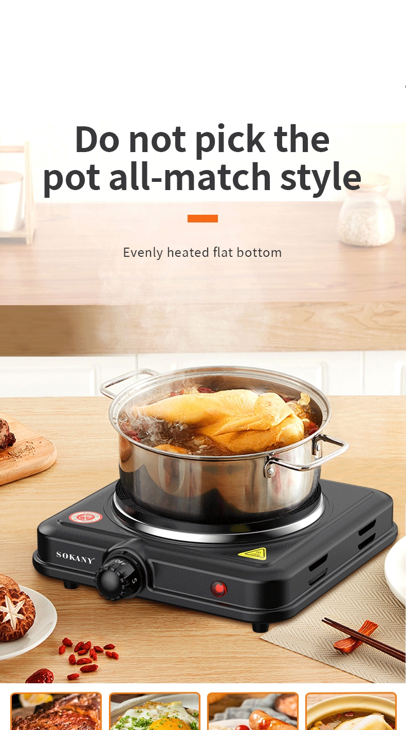 GAA 1000W Portable Electric Stove Single Hot Plate Original Electric ...