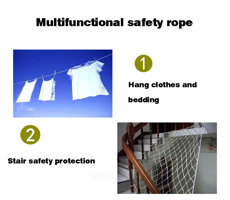 Rope Heavy duty 10/20/30/50M diameter 6/mm black nylon clothesline ...