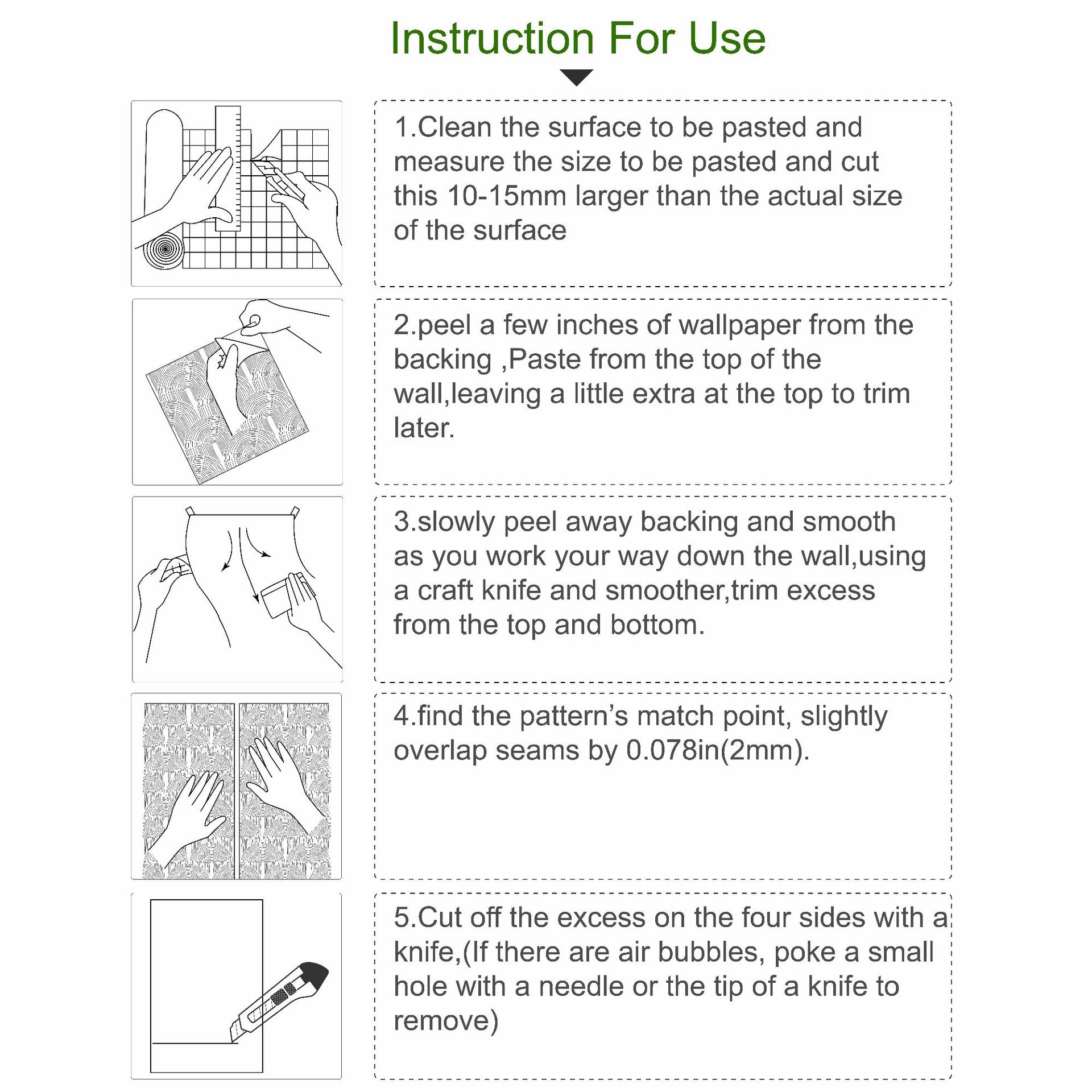 Wall Sticker Boho Style Abstract Arch Peel And Stick Removable DIY PVC ...