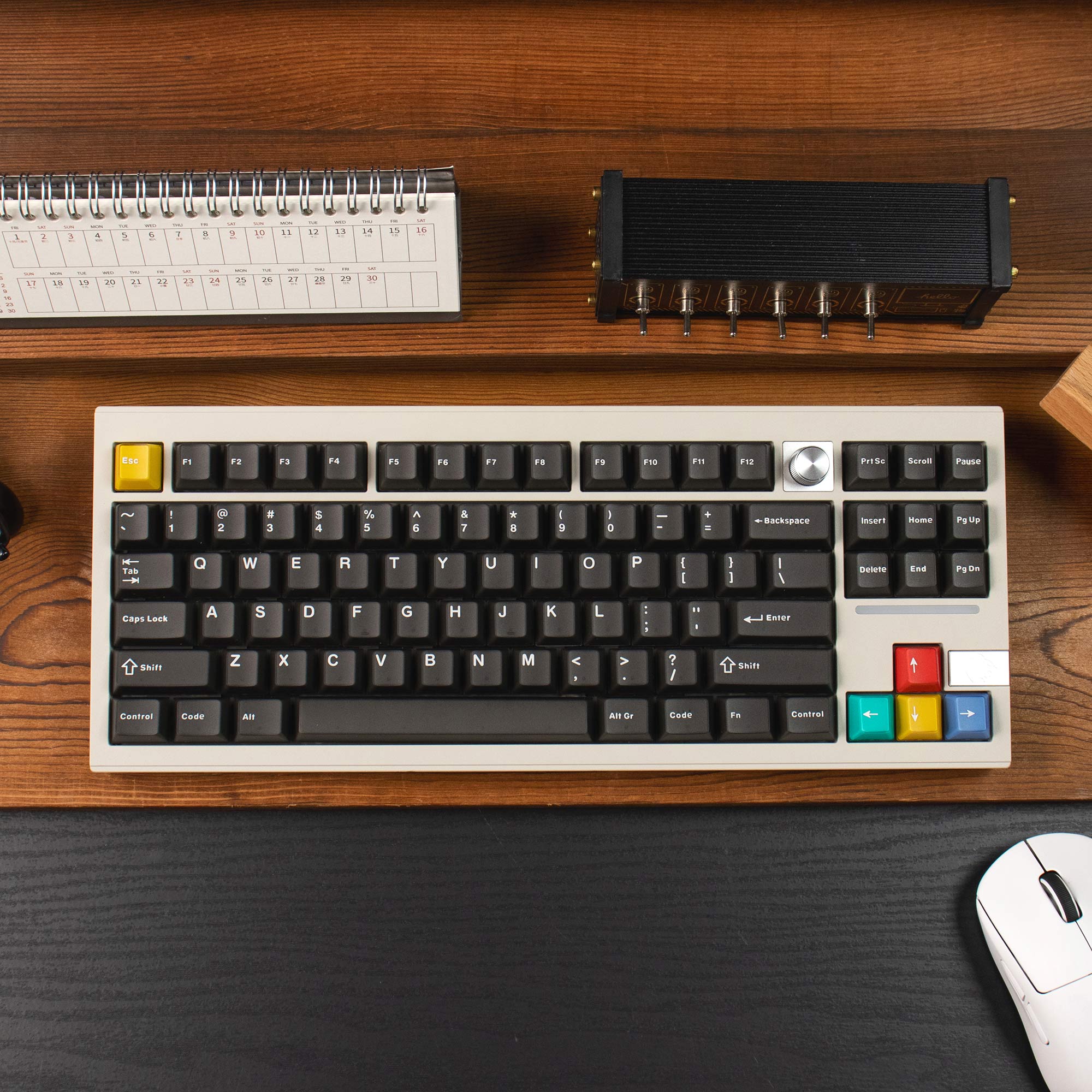 121 Keys/set Aifei Neon Light Klein Blue Pyga Keycaps ABS Double Shot ...