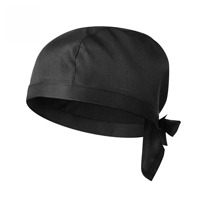 Japanese Korean Restaurant Chef Canvas Headscarf Hat Solid Color ...