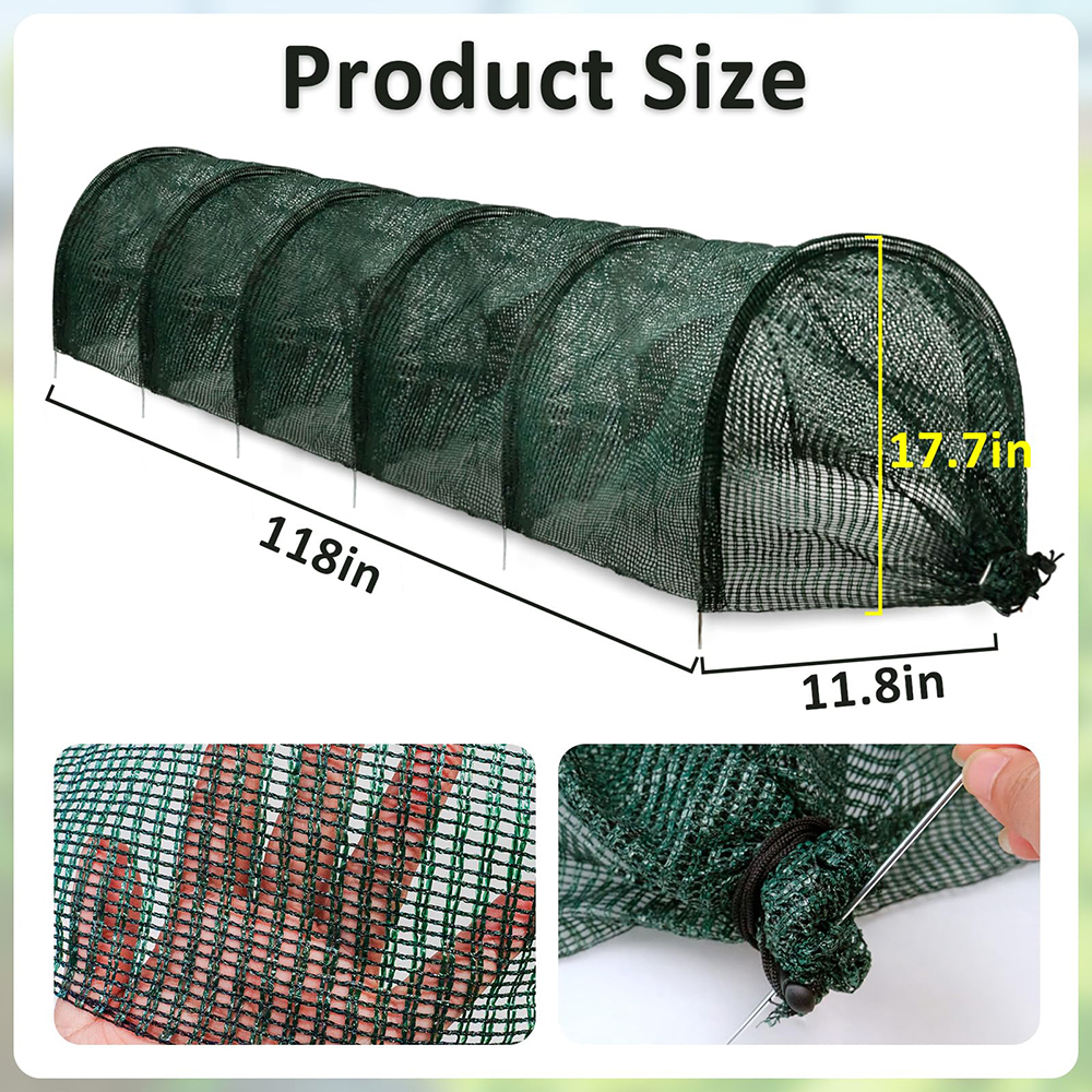 2 in 1 Portable Greenhouse Protection from Sun Heat,Garden Tunnel Shade ...