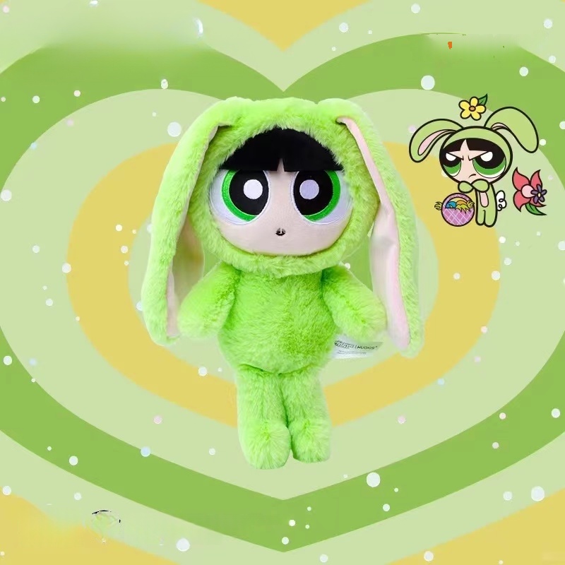 Powerpuff Girls Plush Toys Bubble Rabbit Doll Decorations Cute Dolls ...