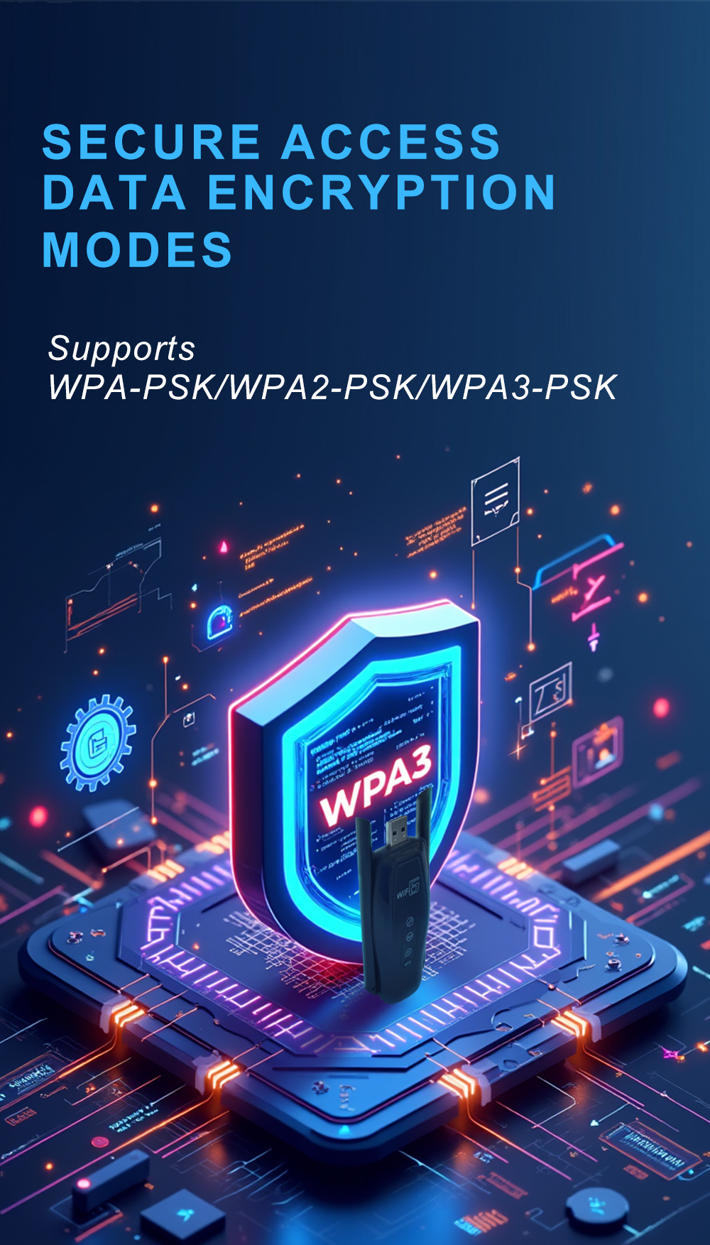 1200Mbps WiFi Repeater Extender 5G Wireless Dual Band WiFi Range ...