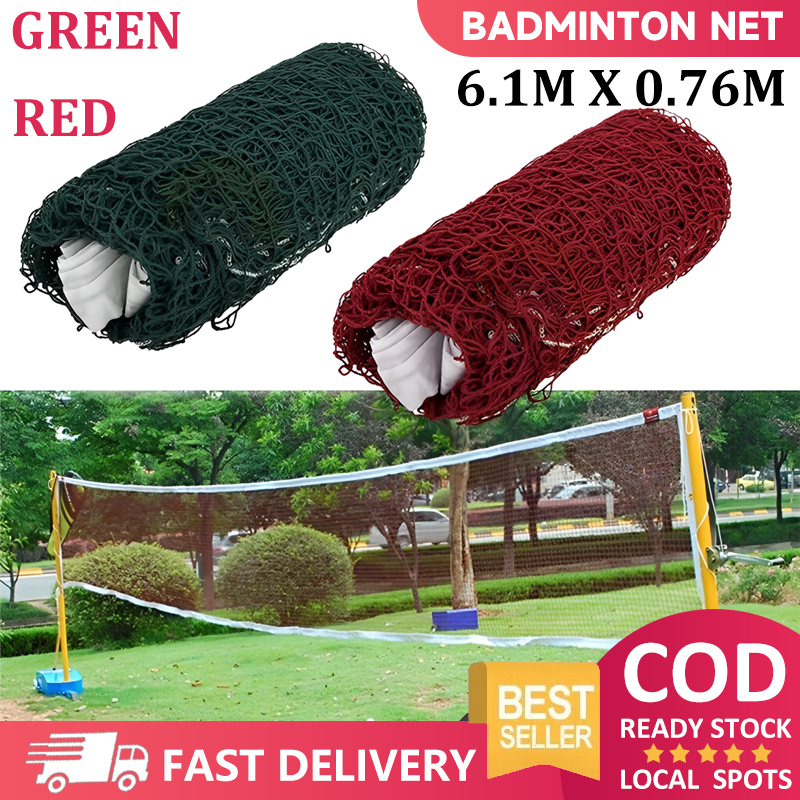 6.1mX0.76m Professional Badminton Net Shuttlecock Net Folding Outdoor ...