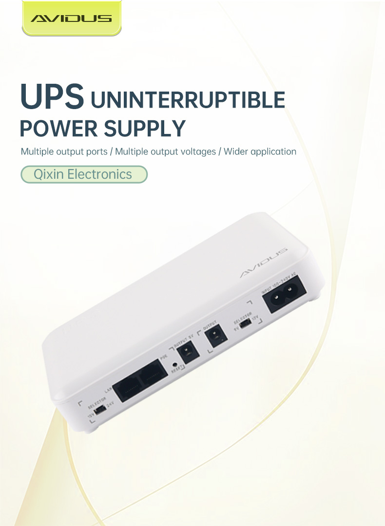 AVIDUS 16000mAh Mini CCTV UPS Power With voice function For Android And ...