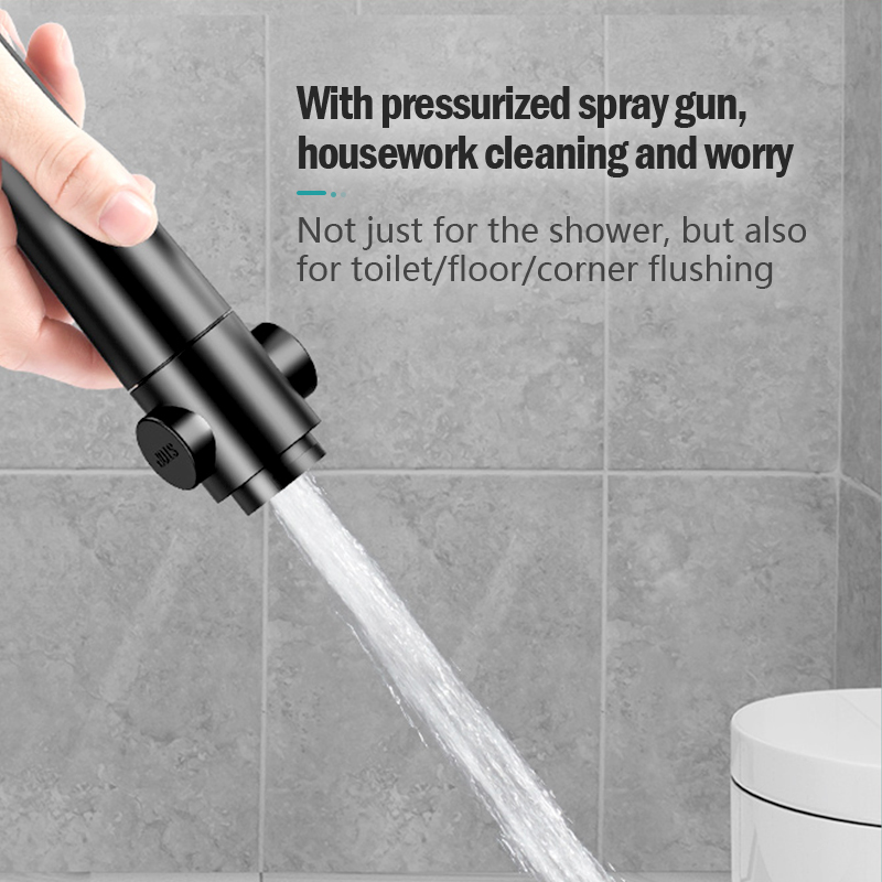 Shower Set Adjustable Speed Shower Head Set 3 in 1 Shower Set Handheld ...