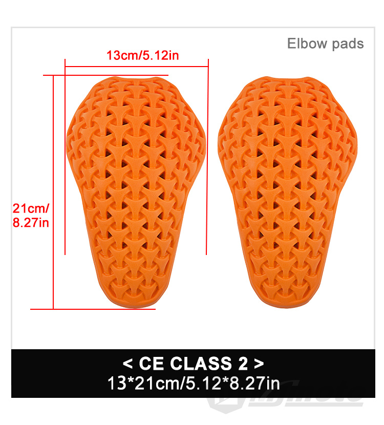 MJMOTO Motorcycle Clothing Insert Protectors CE Certification Level 1 ...