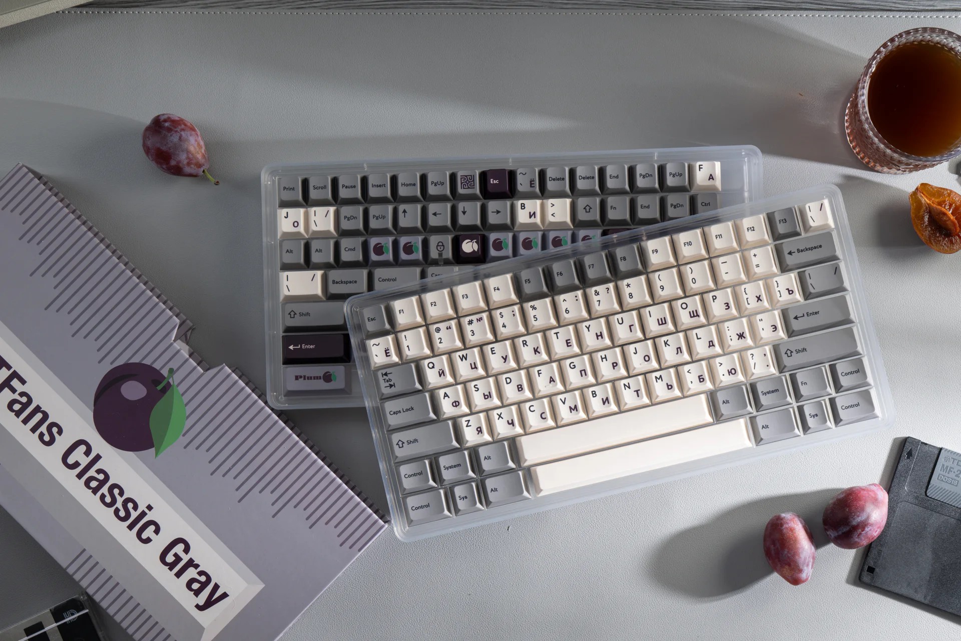 PBTfans Classic Gray Keycap Set | Shopee Philippines