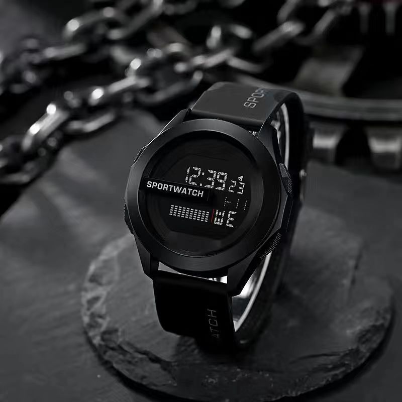 Rugged Men's Outdoor Digital Watch: Glow-in-the-Dark & Waterproof for ...