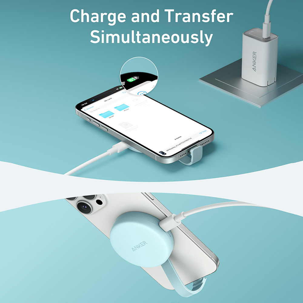 Anker MaG USB-C Adapter, SD Card Reade Portable Magnetic Memory Card ...