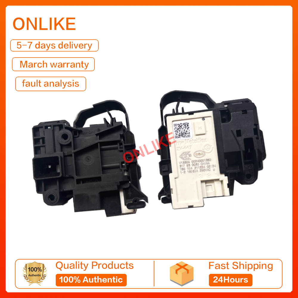 Haier washing machine door lock switch Haier parts 0024000128E model ZV-447 door lock switch ...