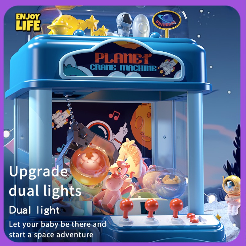 【EnjoyLife】Kids Claw Machine Toy 46 Pcs Glowing Unicorn Large Doll ...