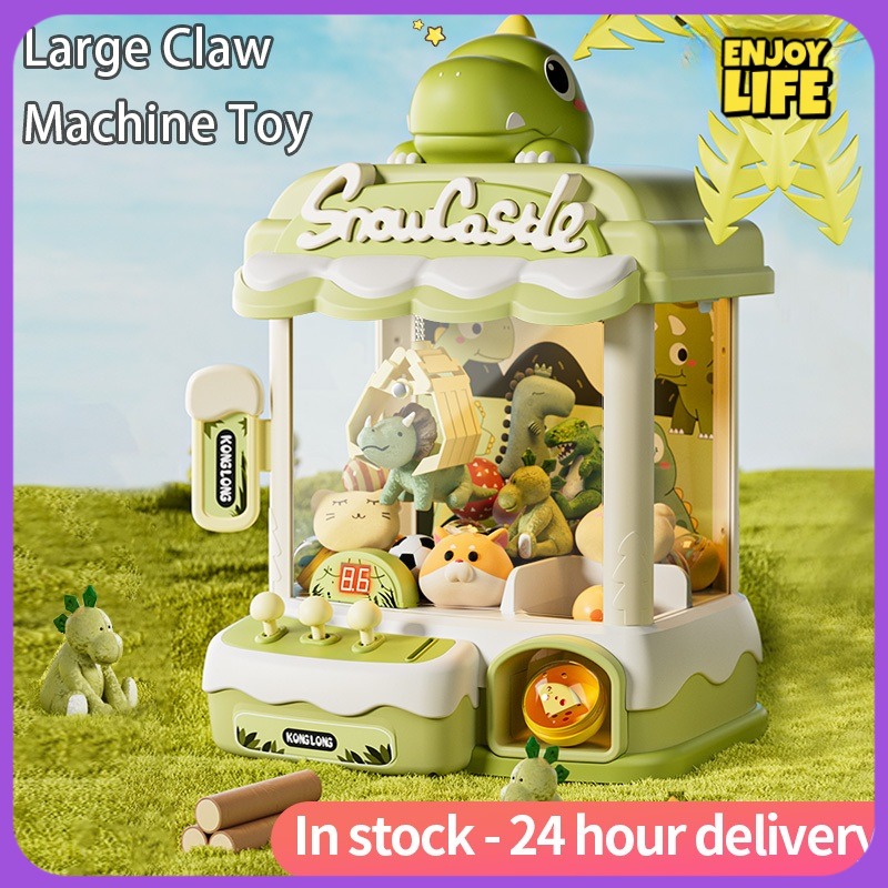 【EnjoyLife】58 PCS Dinosaur Claw Machine Children Large Toy Doll Machine ...