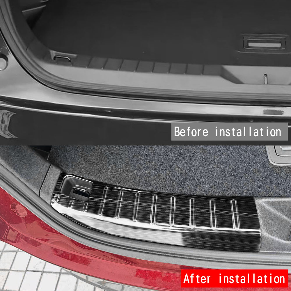 Stainless Steel Rear Bumper Protector, For Mazda CX-90 CX90 Accessories ...