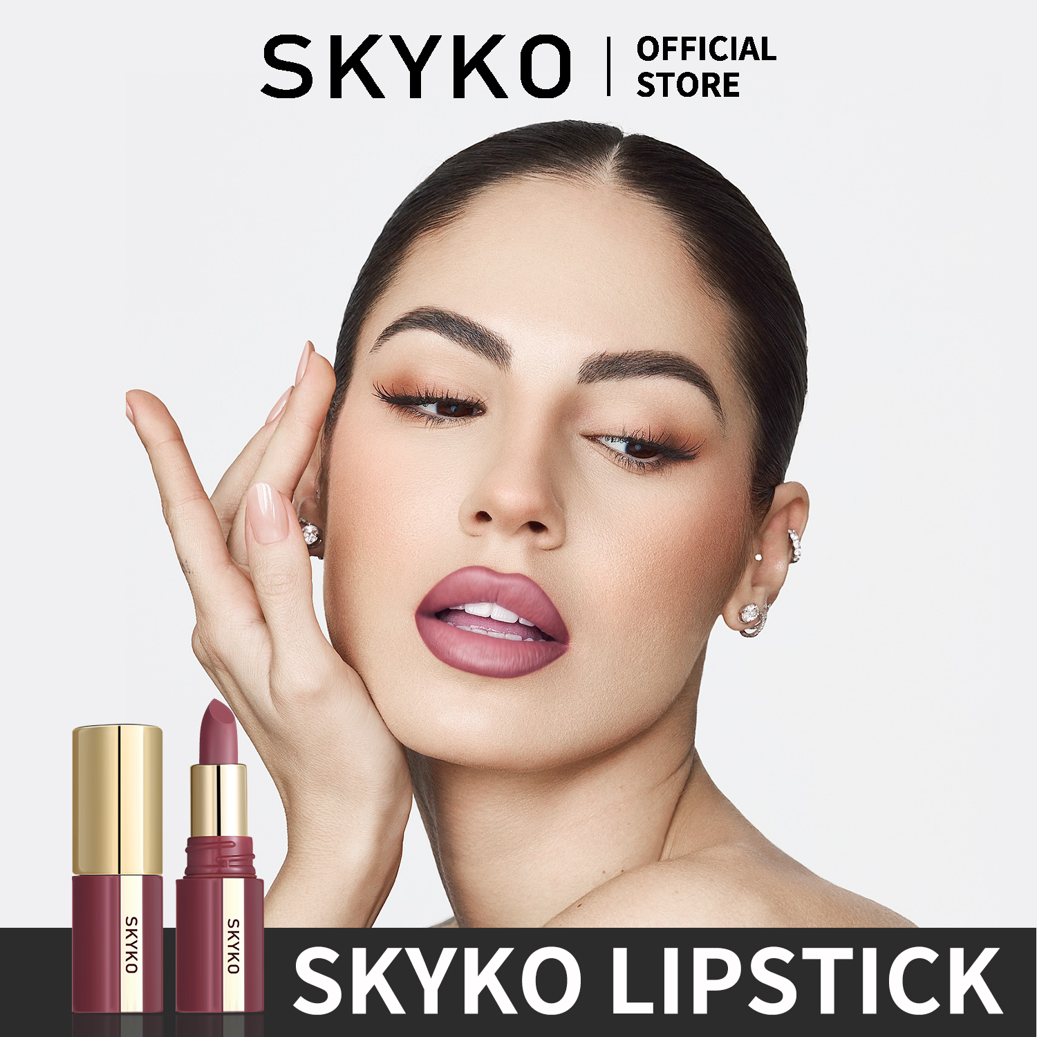 SKYKO Matter Lipstick 5 Colors Waterproof Long Lasting Lip Makeup ...